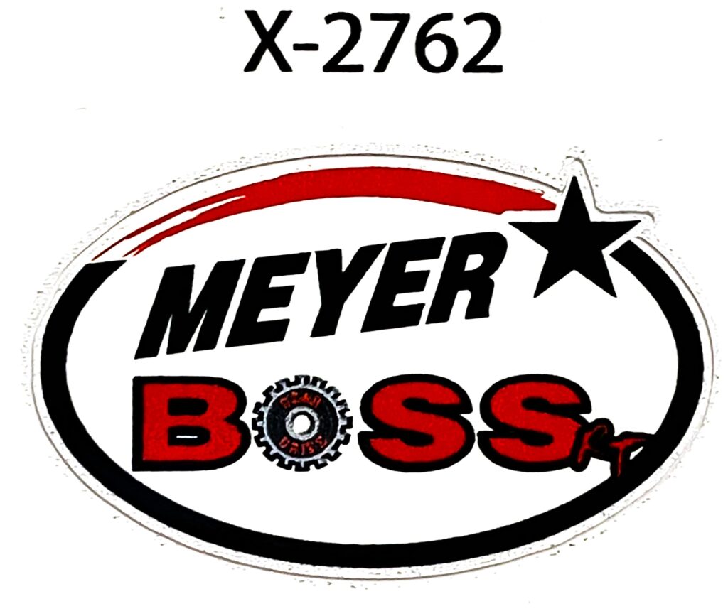 Decal Meyer Boss oval 1/32 - DX2762 - Midwest Decals & Farm Toys