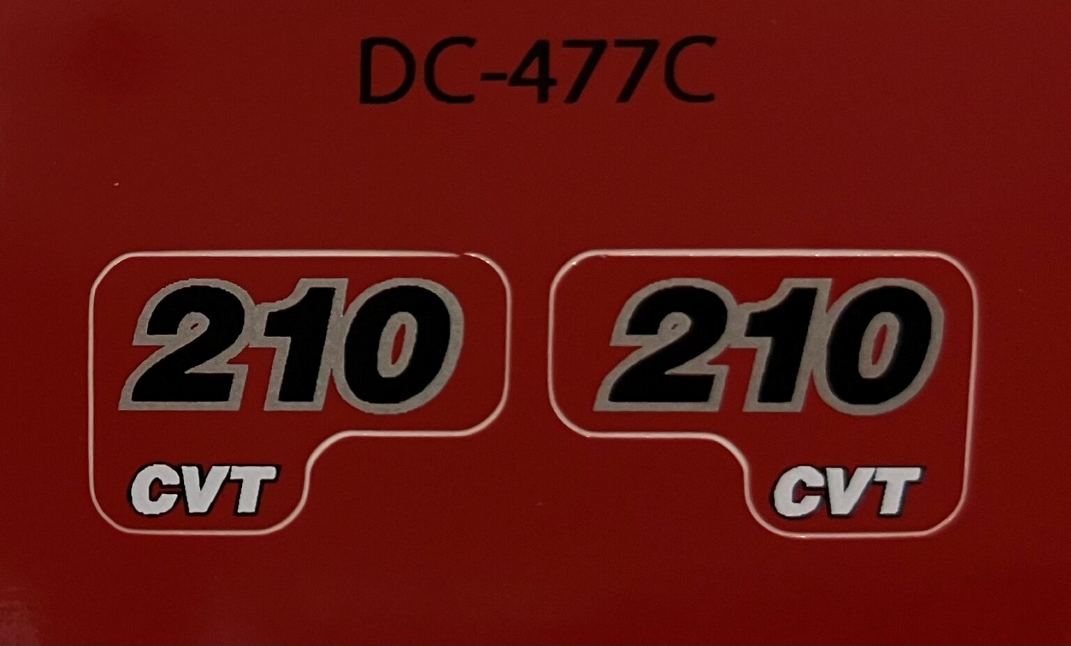 Decal 1/16 Case IH Magnum 210 CVT Model Numbers -DC477C - Midwest ...