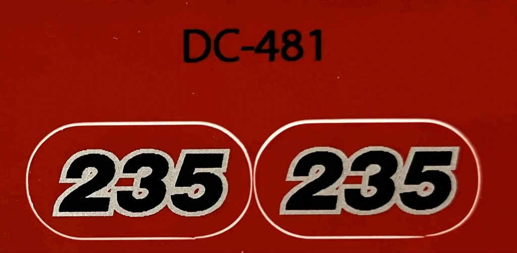 Decal 1/16 Case IH Magnum 235 Model Numbers -DC481 - Midwest Decals ...