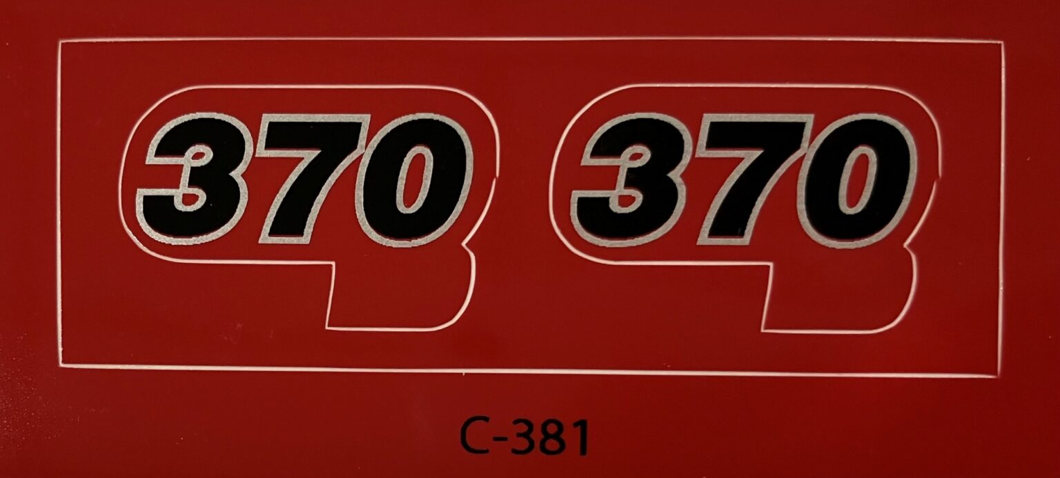 Decal 1/16 Case IH Steiger 370 Model Numbers - DC381 - Midwest Decals ...