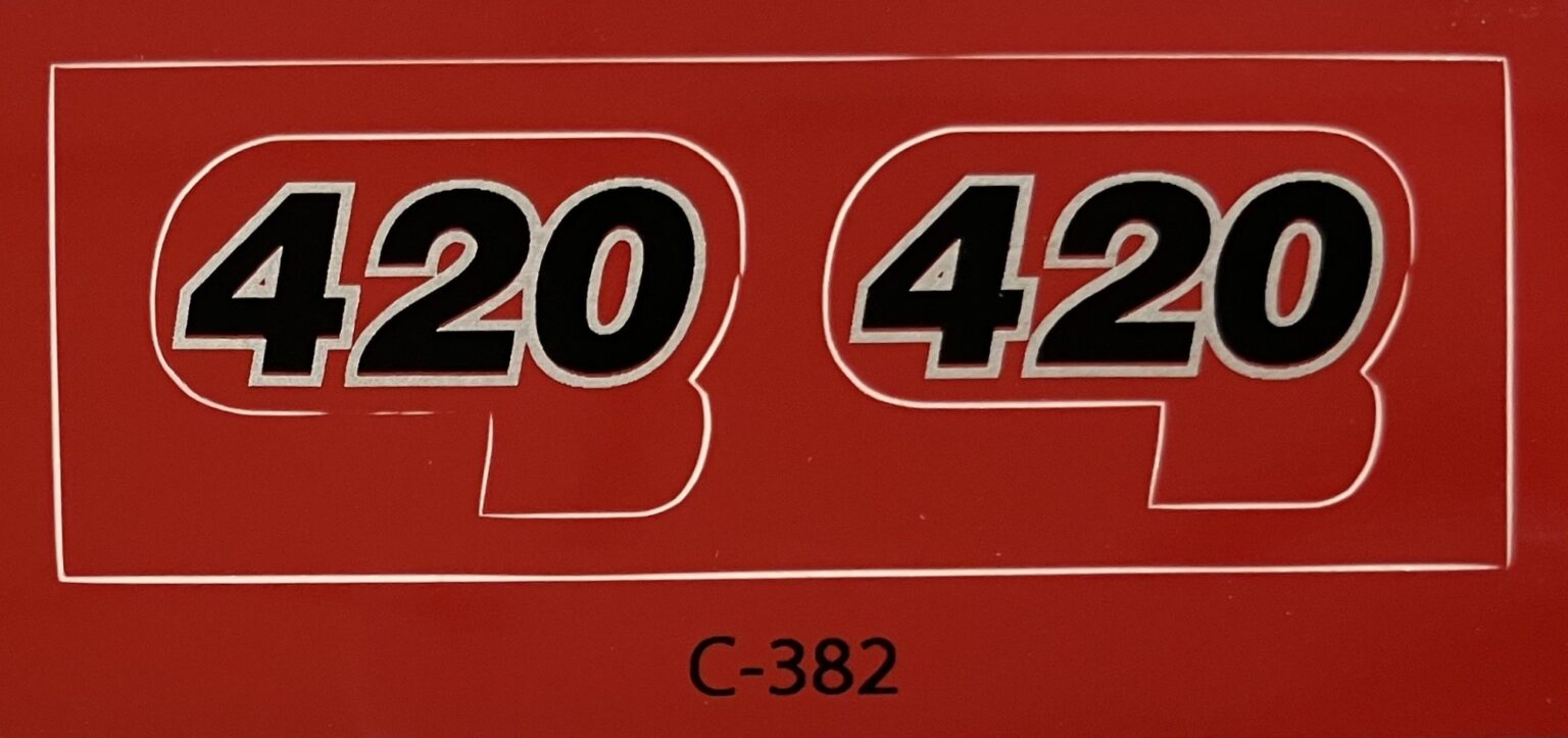 Decal 1/16 Case IH Steiger 420 Model Numbers - DC382 - Midwest Decals ...