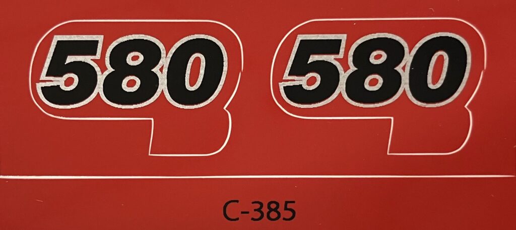 Decal 1/16 Case IH Steiger 580 Model Numbers - DC385 - Midwest Decals ...