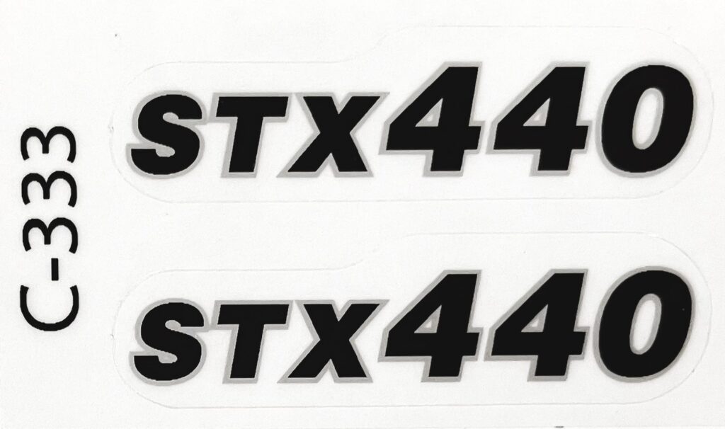 Decal 1/16 Case IH STX-440 Models Numbers on clear - DC333C - Midwest ...