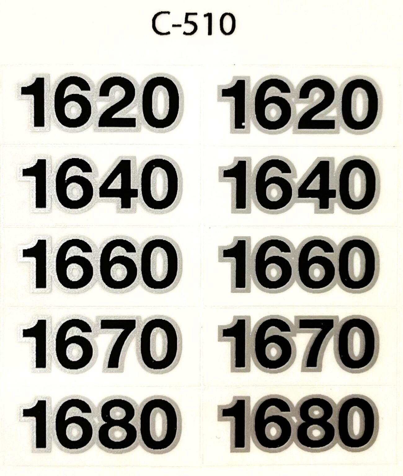 Decal 1/32 Case IH Combine 1620, 1640, 1660, 1670, 1680 Model Number ...