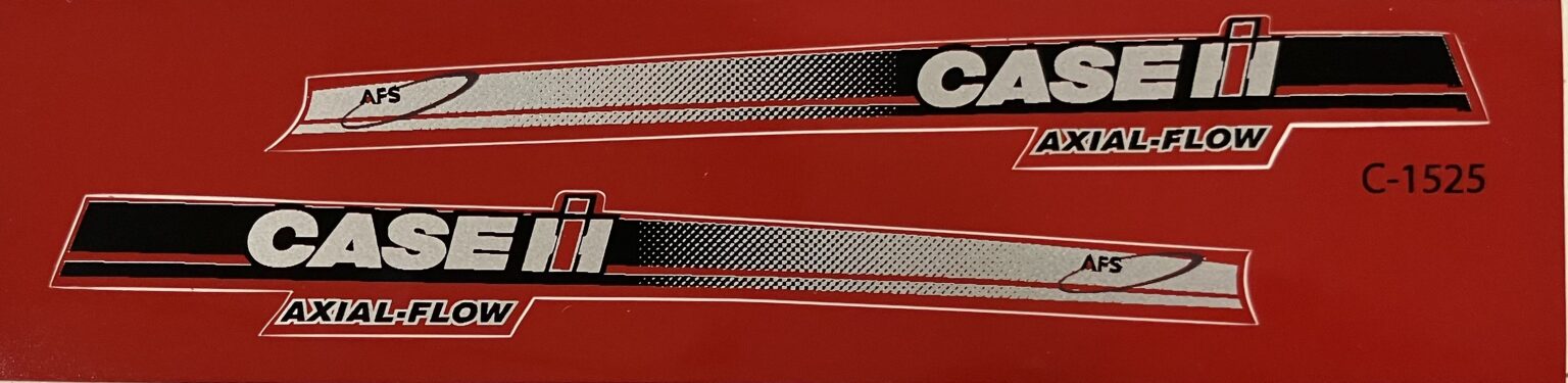 Decal 1/32 Case IH Combine Side Panels DC1525 - Midwest Decals & Farm Toys