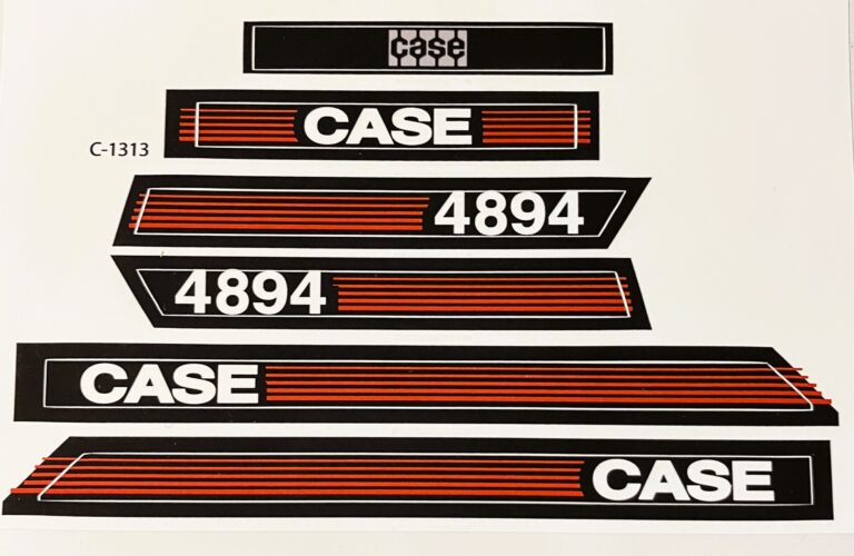 Decal 1/16 Case 4894 4WD Set - DC1313 - Midwest Decals & Farm Toys