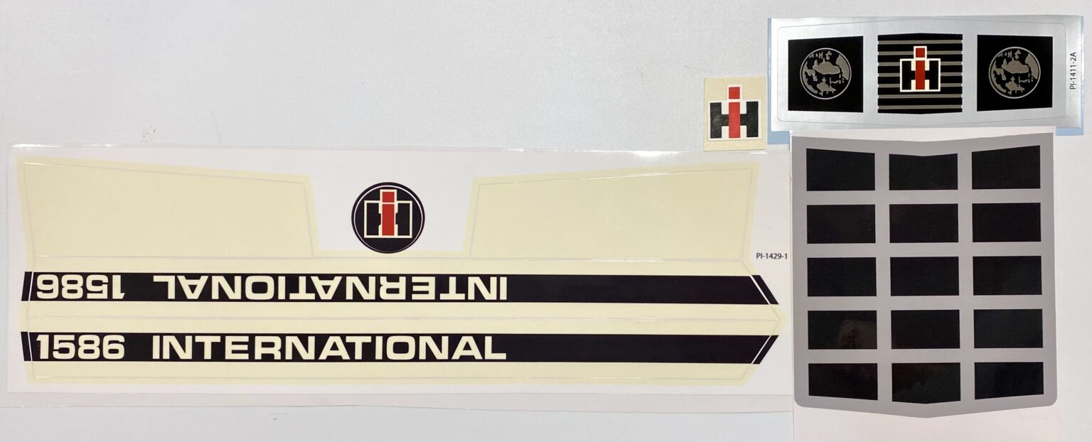 Decal International 1586 Series Pedal Tractor Set DPI1429 - Midwest ...