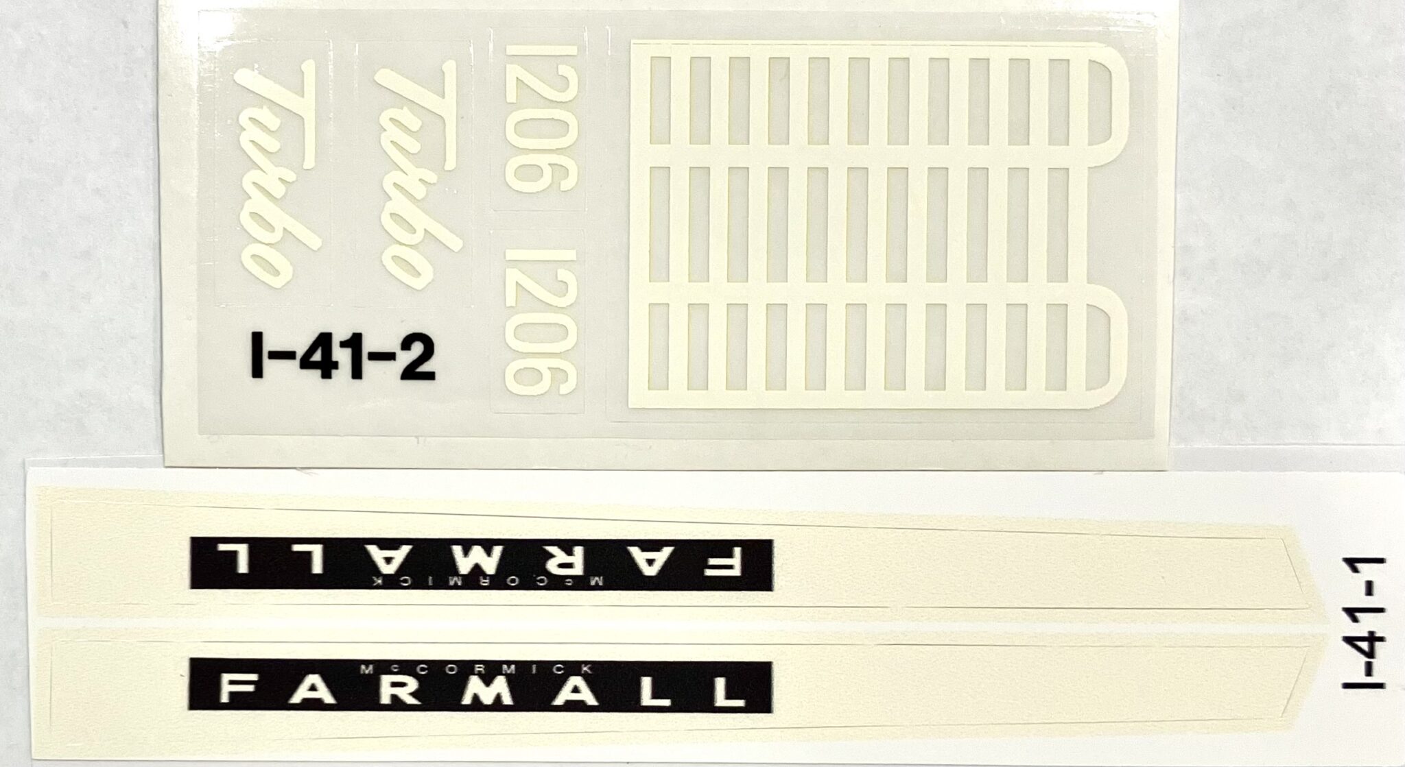 Decal 1/16 Farmall 1206 Set - DI41 - Midwest Decals & Farm Toys