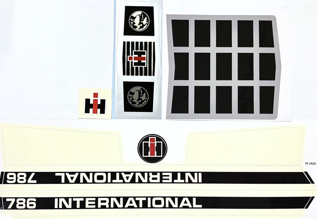 Decal International 786 Series Pedal Tractor Set DPI1424 - Midwest ...