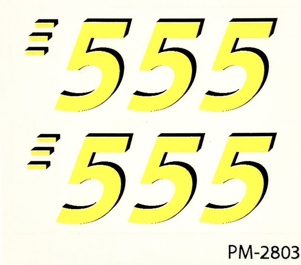 Decal Massey Harris 555 model numbers for pedal tractor - DPM2803 ...