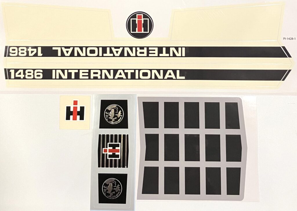 Decal International 1486 Series Pedal Tractor Set DPI1428 - Midwest ...