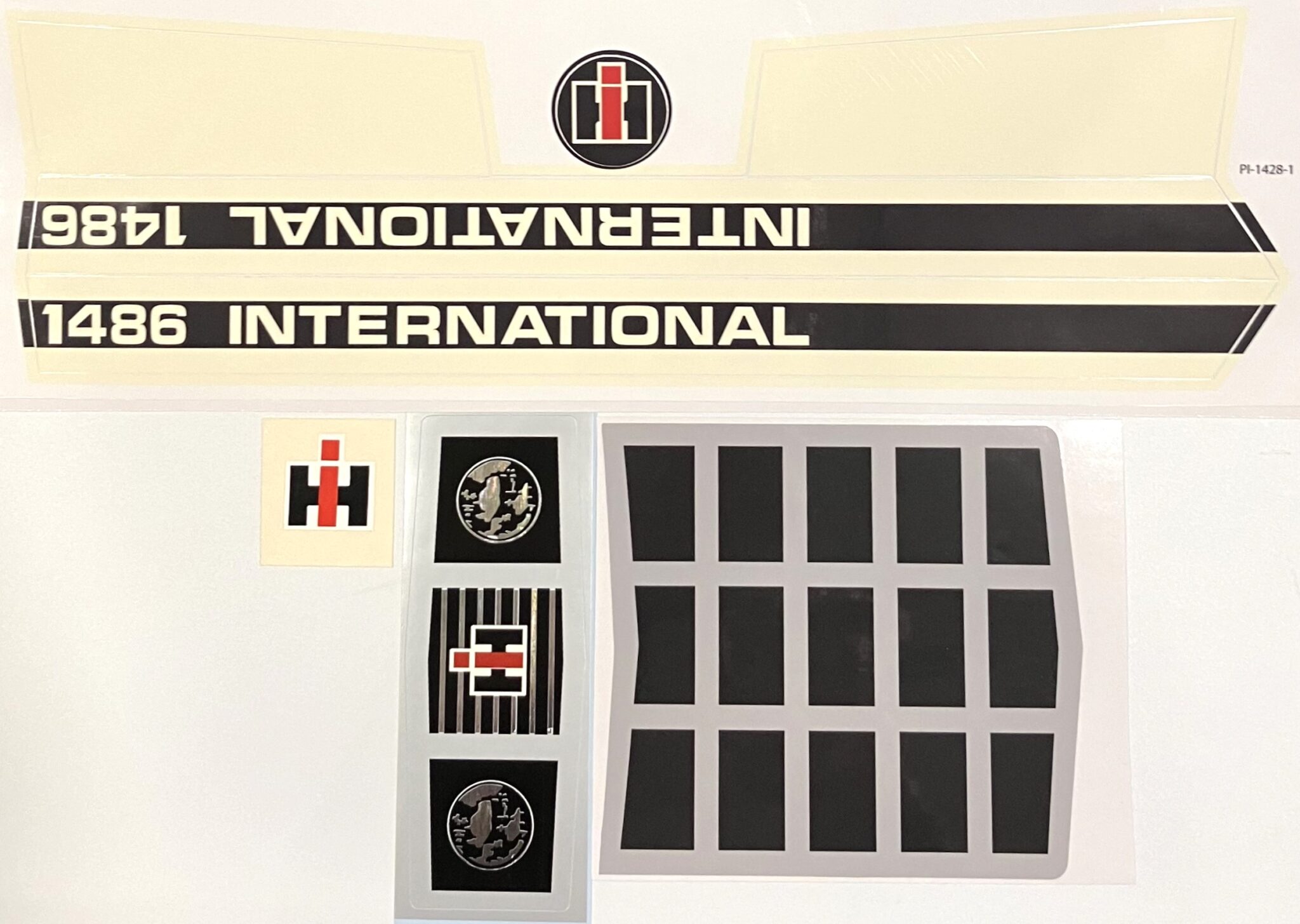 Decal International 1486 Series Pedal Tractor Set DPI1428 - Midwest ...