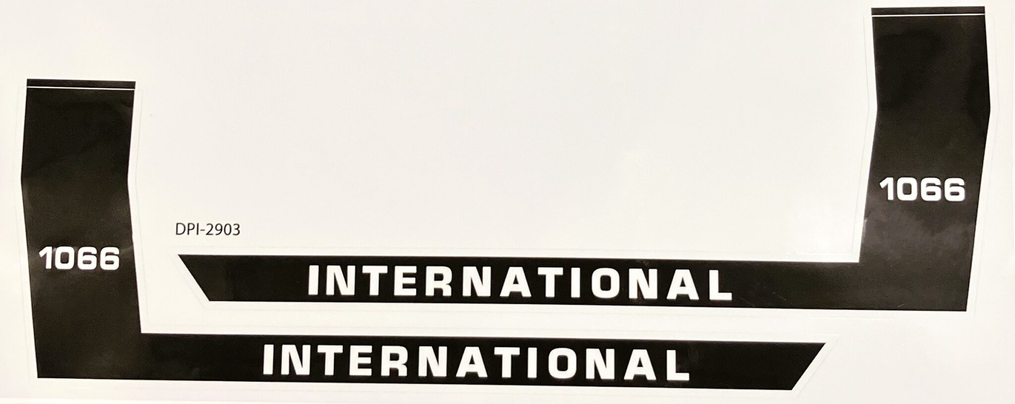 Decal IH 1066 black stripe side panels Pedal Tractor - DPI2903 ...