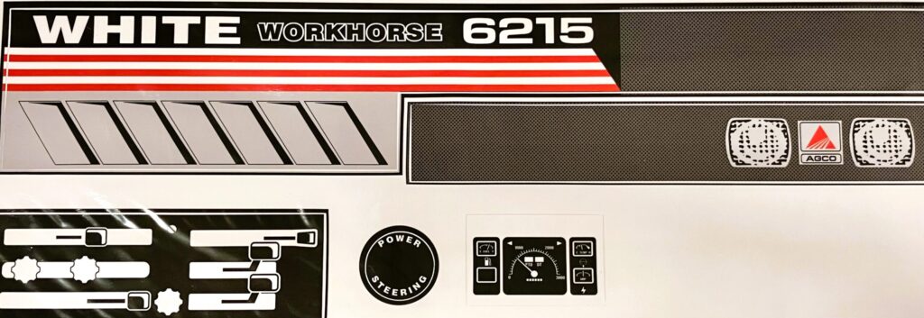 Decal White 6215 Workhorse Pedal Tractor - DPO5706 - Midwest Decals ...