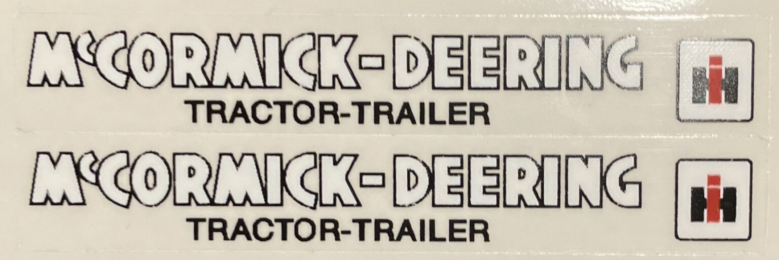 Decal 1/16 McCormick-Deering Tractor-Trailer - DI546 - Midwest Decals ...