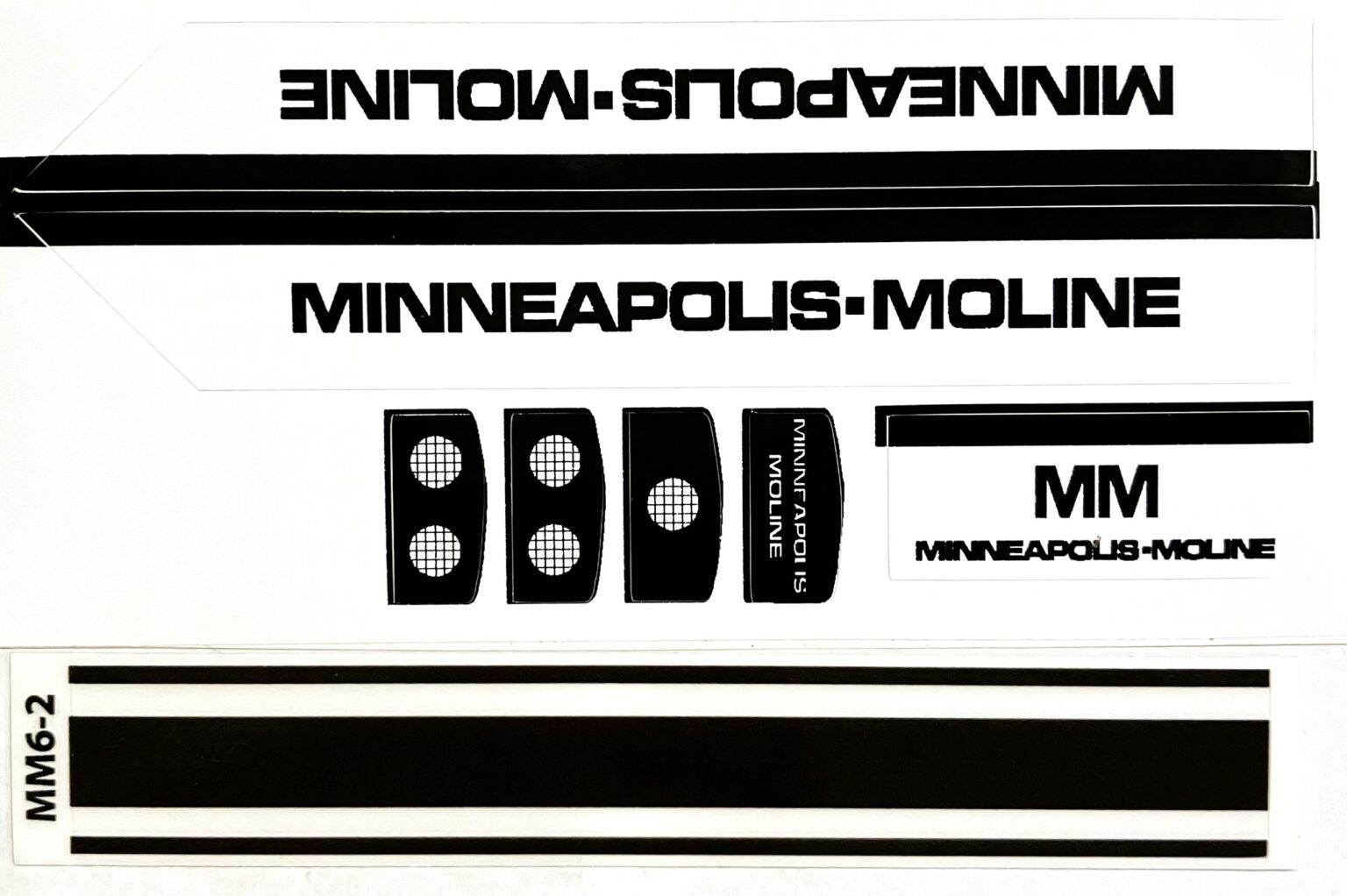 Decal 1/16 Minneapolis Moline Model Hot Rod - DMM6 - Midwest Decals ...