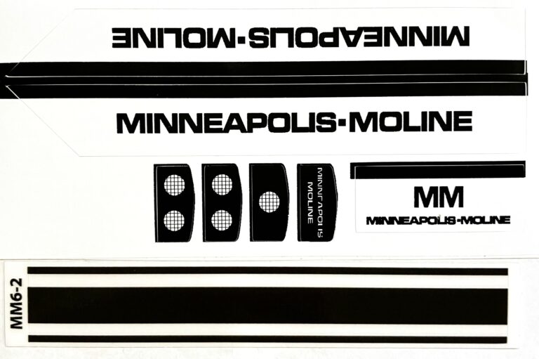 Decal 1/16 Minneapolis Moline Model Hot Rod - DMM6 - Midwest Decals ...