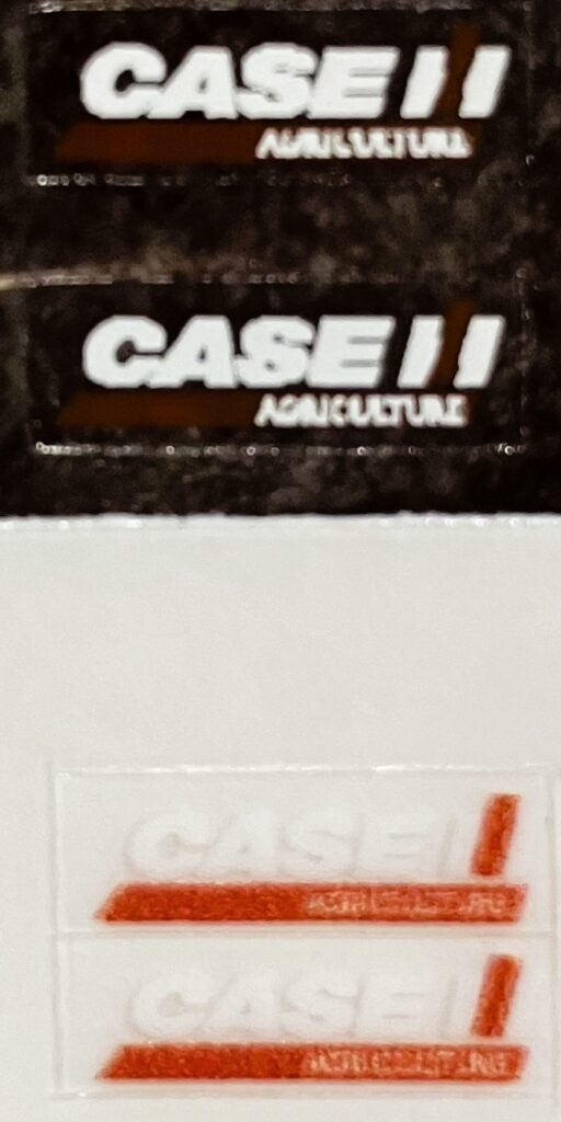 Decal Case IH Logo Ag 1/32 white/red DC1919 - Midwest Decals & Farm Toys