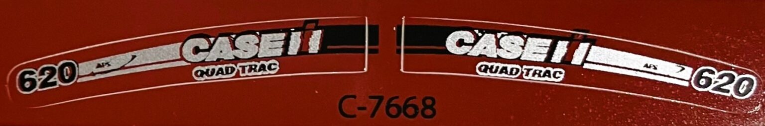 Decal 1/64 Case IH Steiger 620 Quad Trac side panels - DC7668 - Midwest ...