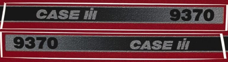 Decal 1/32 Case IH 9370 4WD Side Panels DC6073 - Midwest Decals & Farm Toys