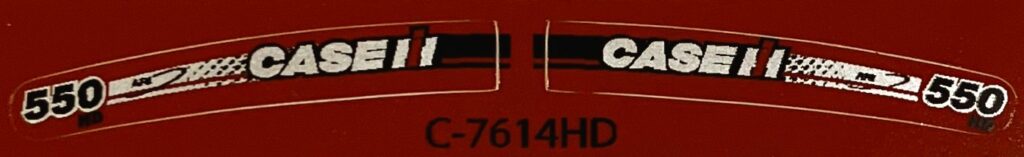 Decal 1/64 Case IH Steiger 550 HD side panels - DC7614HD - Midwest ...