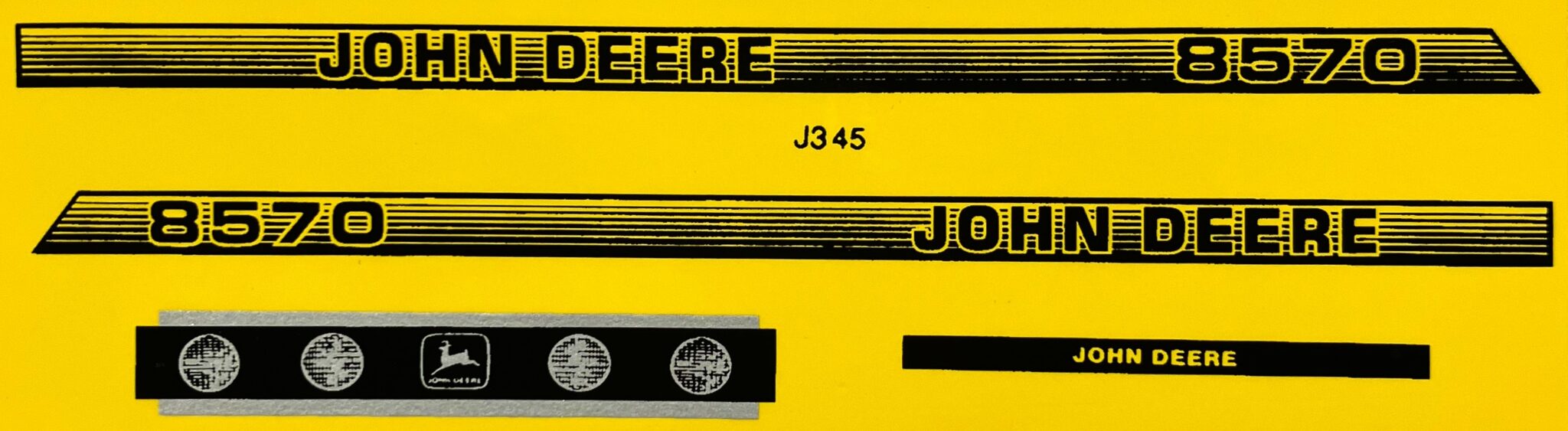 Decal 1/16 John Deere 8570 Set -DJ345 - Midwest Decals & Farm Toys