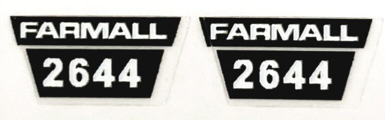 Decal 1/16 International Farmall 2644 Model Number - DI801 - Midwest ...