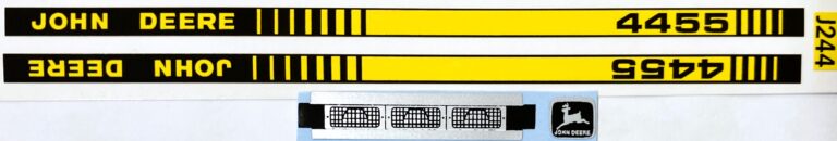 Decal 1/16 John Deere 4455 Set - DJ244 - Midwest Decals & Farm Toys