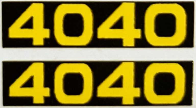 Decal 1/16 John Deere 4040 Model Numbers - DJ211 - Midwest Decals ...