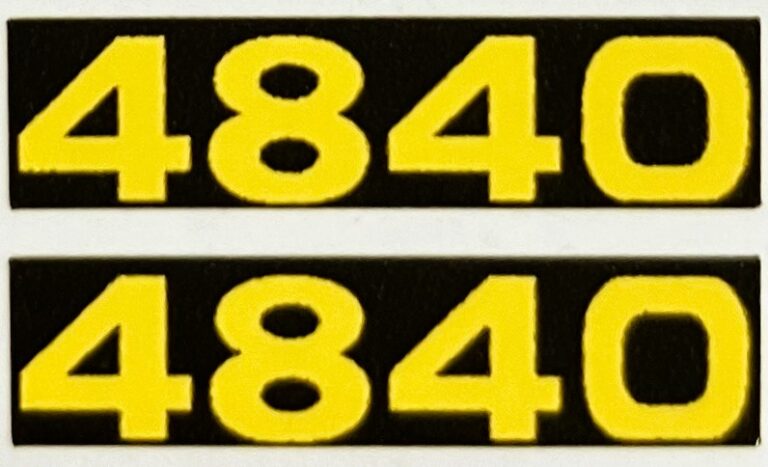 Decal 1/16 John Deere 4840 Model Numbers - DJ218 - Midwest Decals ...