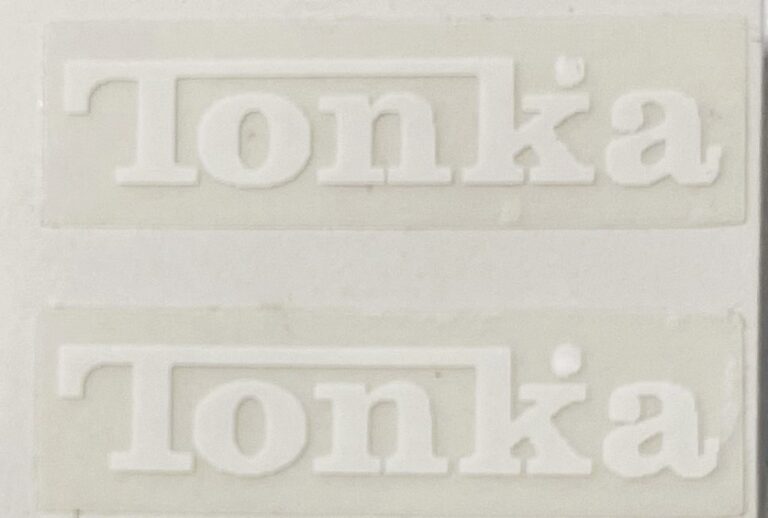 Decal Tonka (Pair) - 13/16" DTK145 - Midwest Decals & Farm Toys