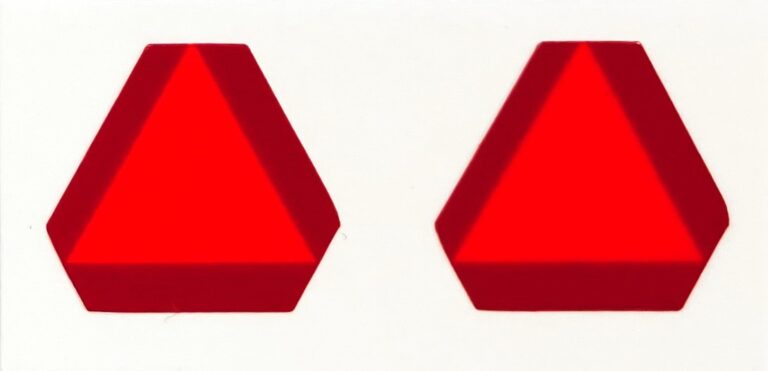 Decal SMV Slow Moving Vehicle 1/16 1/2" set of 2 - DX3A - Midwest ...