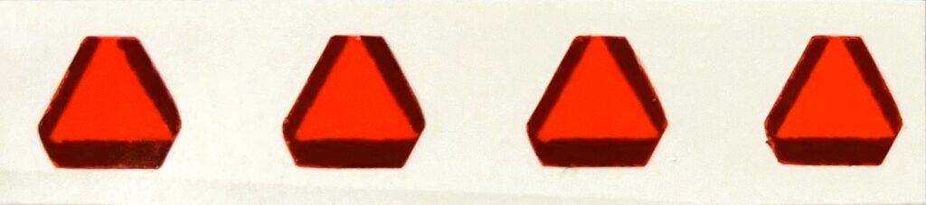 Decal SMV Slow Moving Vehicle 1/64 set of 4 1/4"- DX1A - Midwest Decals ...