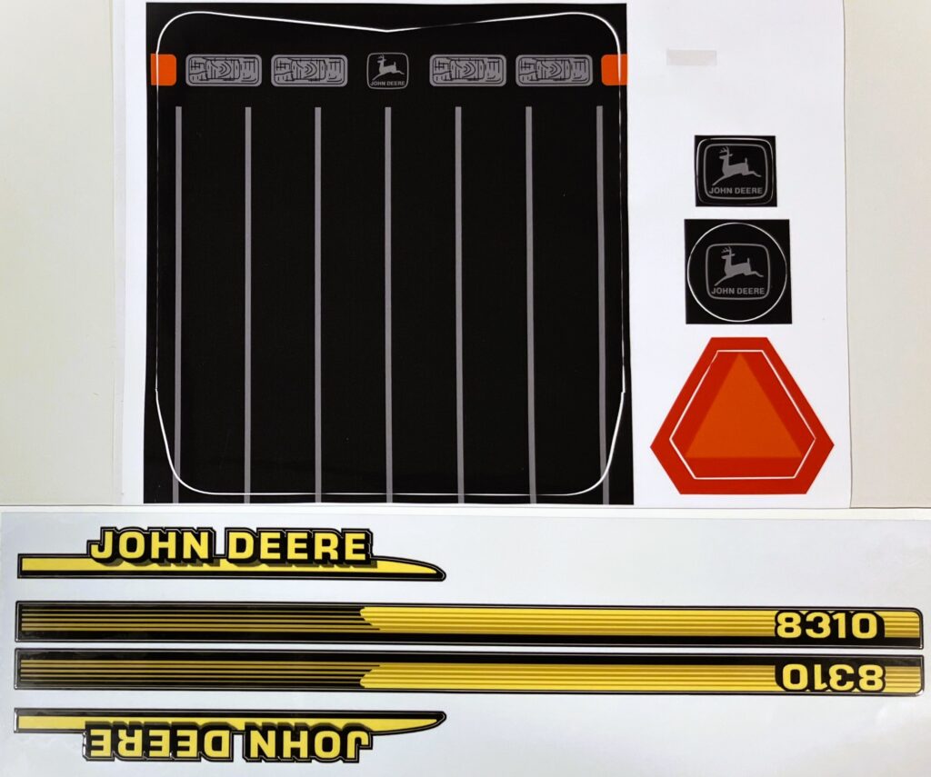 Decal John Deere 8310 Pedal Tractor - DPJ2831 - Midwest Decals & Farm Toys