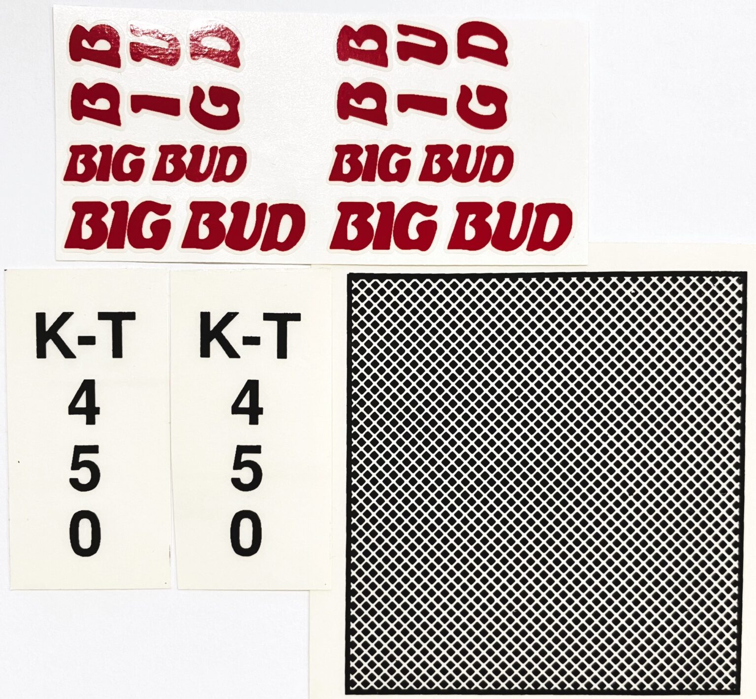 Decal 1/16 Big Bud KT-450 Set - DBB162 - Midwest Decals & Farm Toys
