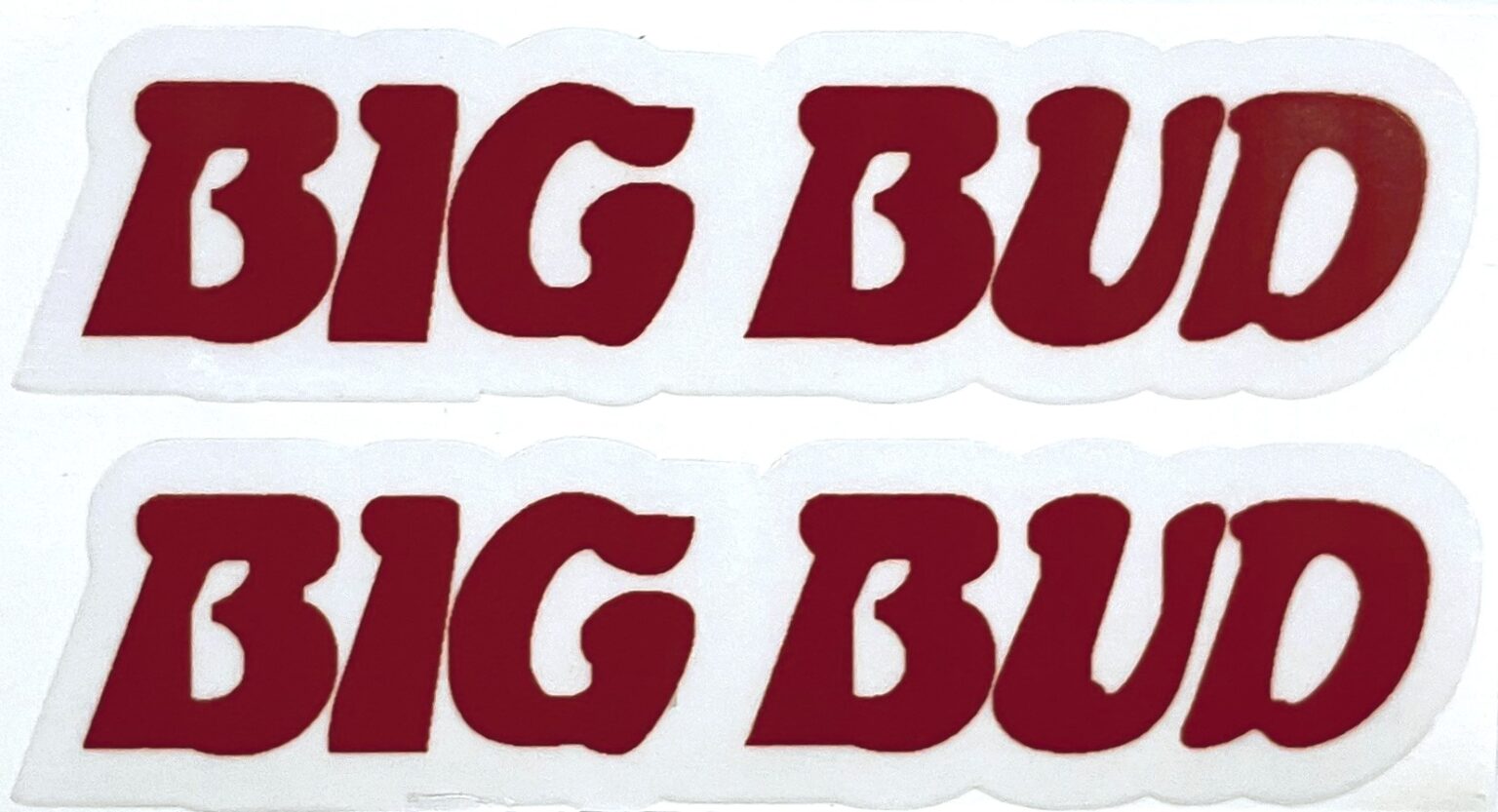 Decal 1/16 Big Bud Logos Red 9/16" pair - DBB901 - Midwest Decals ...