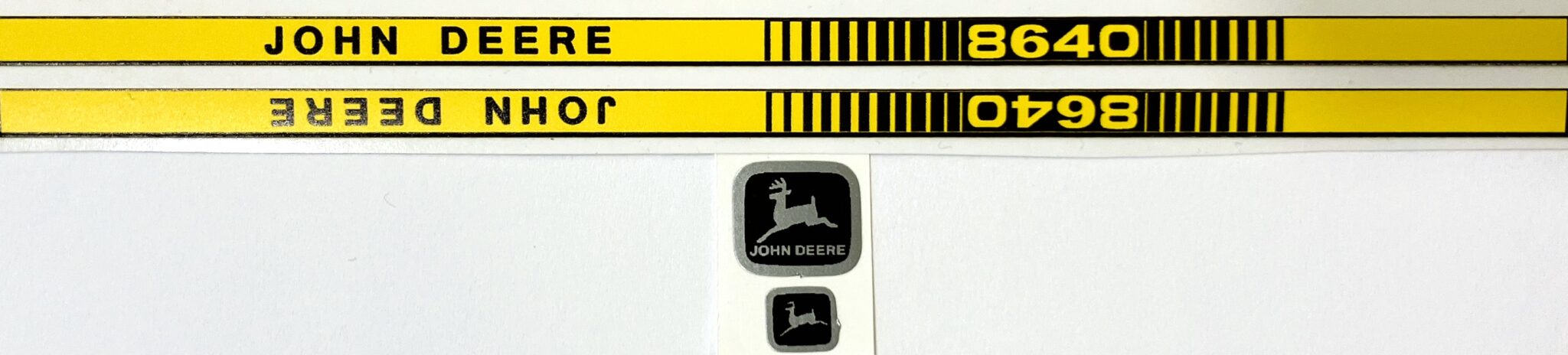 Decal 1/16 John Deere 8640 Hood Stripe - DJ314 - Midwest Decals & Farm Toys
