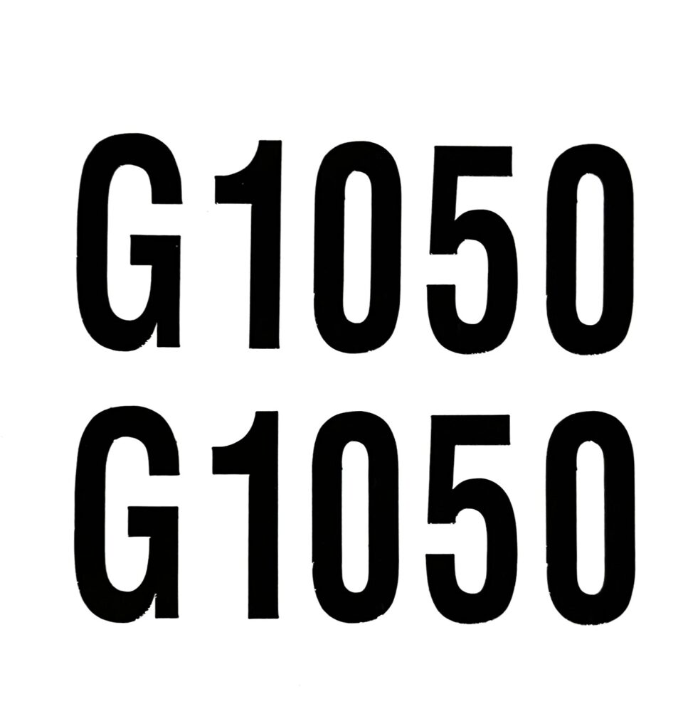 Decal Minneapolis Moline G1050 Model #'s for Pedal Tractor DPMM2816 ...
