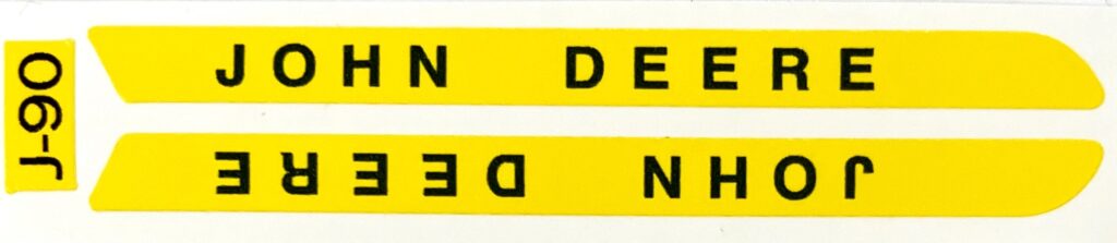 Decal 1/16 John Deere 3010 - 7020 - DJ90A - Midwest Decals & Farm Toys
