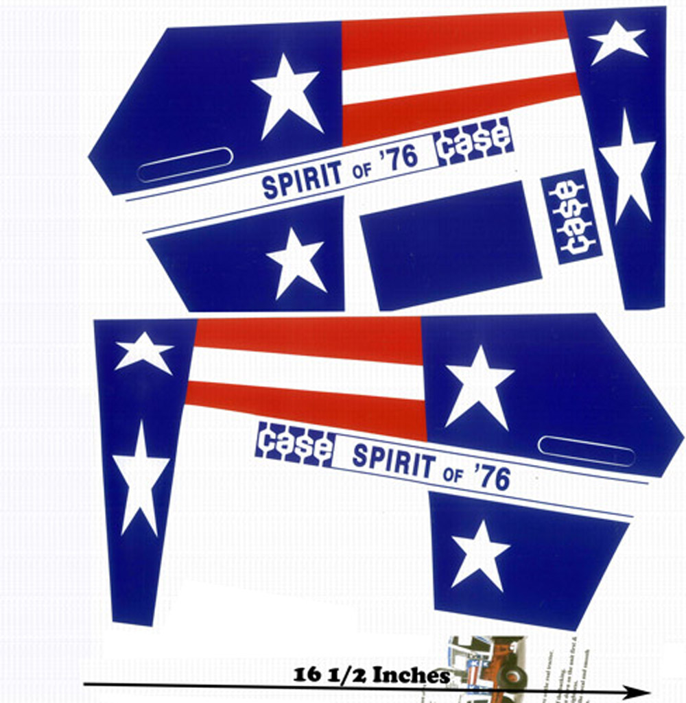 Decal Case Agri King Spirit of 76 Pedal DPC6002 - Midwest Decals & Farm ...