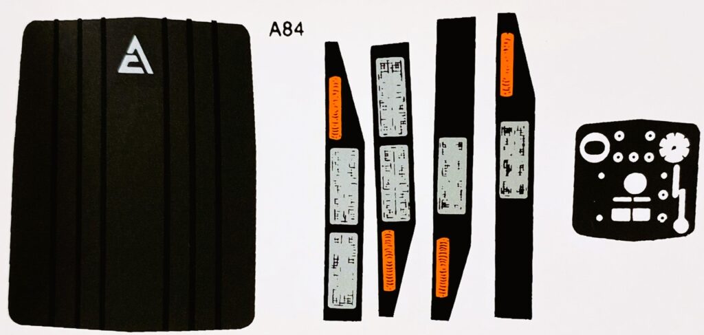 Decal 1/16 Allis Chalmers 8000 Series Grille & Cab Set - DA84 - Midwest ...