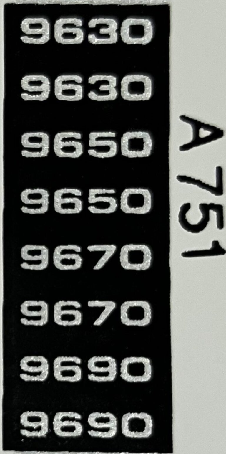 Decal 1/64 Allis Chalmers 9630, 9650, 9670, 9690 Model Numbers - DA751 ...