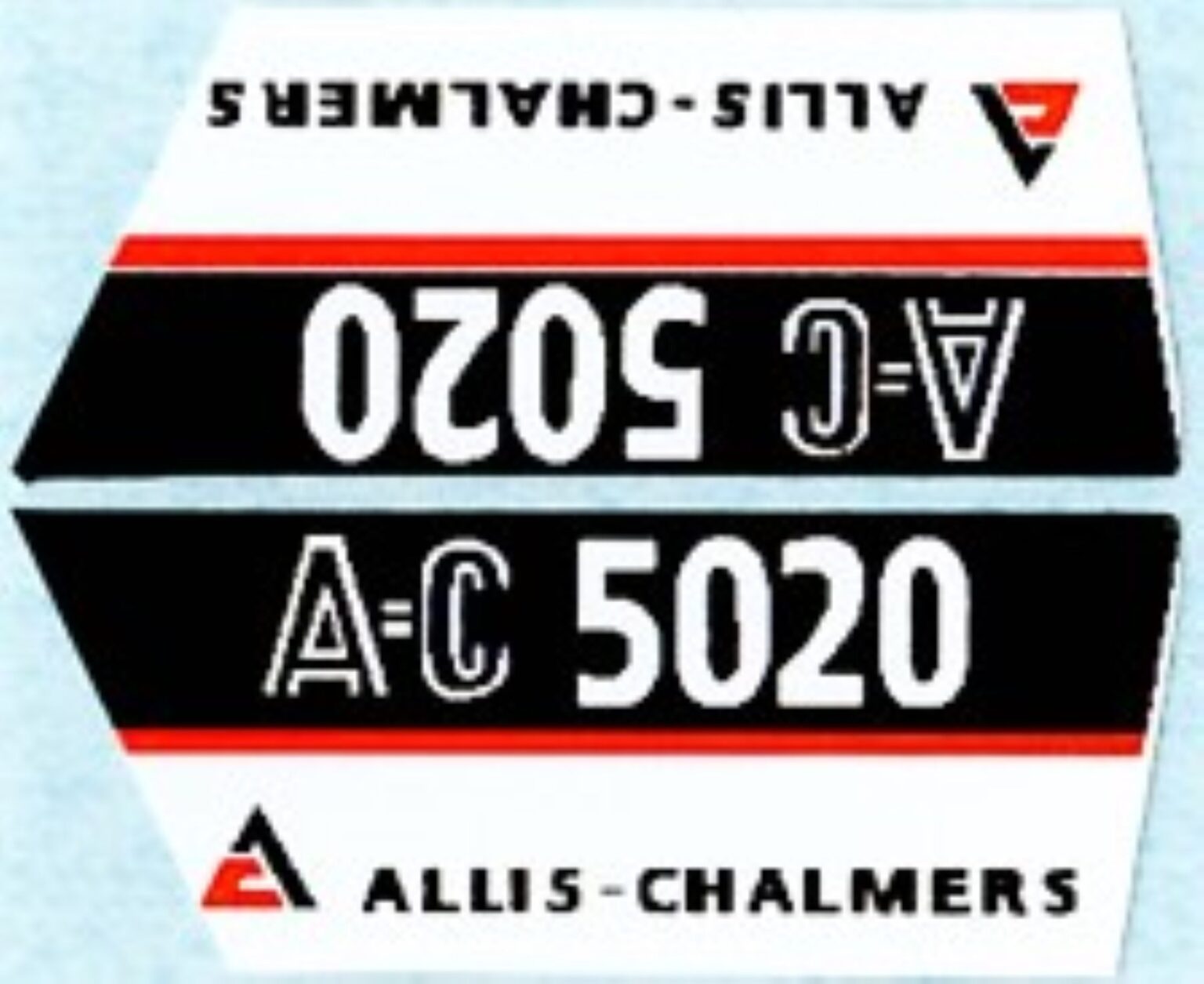 Decal 1/16 AC 5020 Model Numbers (Pair) - DA159 - Midwest Decals & Farm ...
