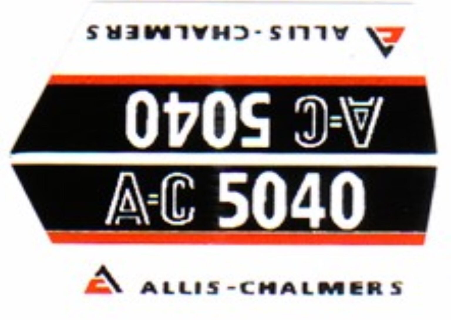 Decal 1/16 Allis Chalmers 5040 Model Numbers (pair) - DA154 - Midwest ...