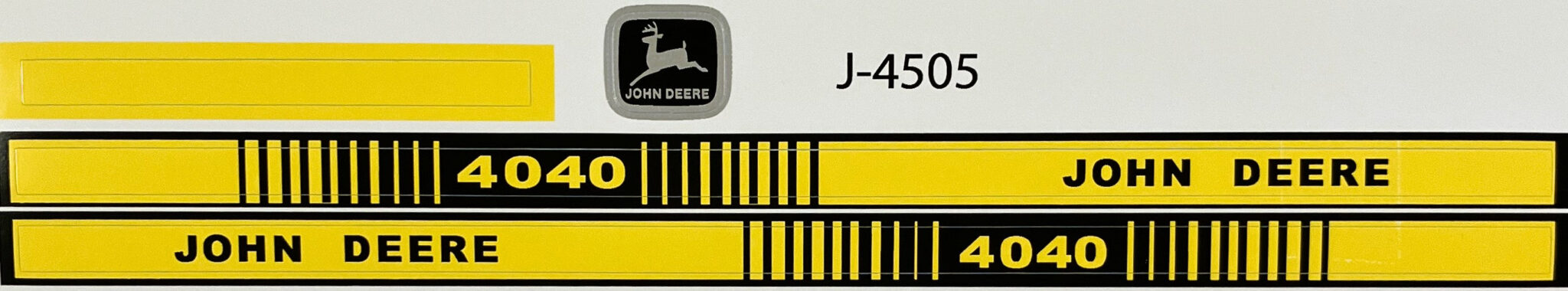Decal 1/08 John Deere 4040 Side Panels - DJ4505 - Midwest Decals & Farm ...