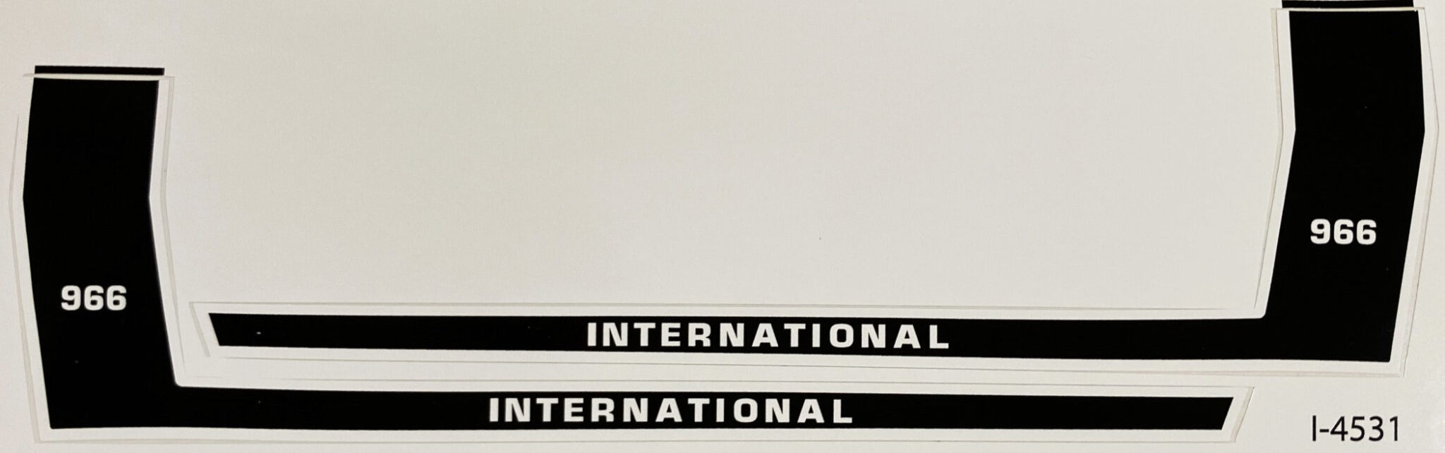 Decal 1/08 International 966 Black side panels - DI4531 - Midwest ...