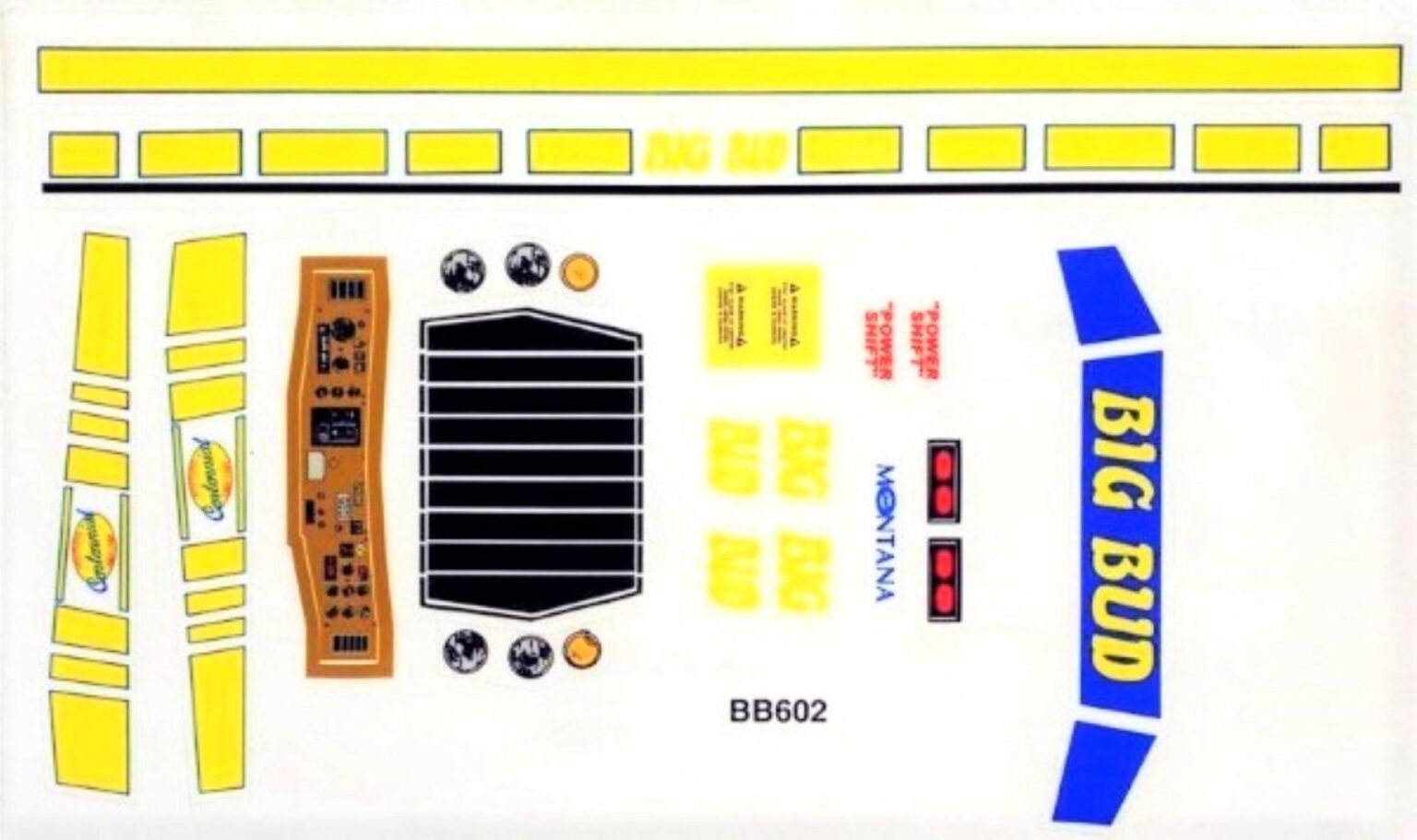 Decal 1/16 Big Bud Montana Centennial Set - DBB602 - Midwest Decals ...