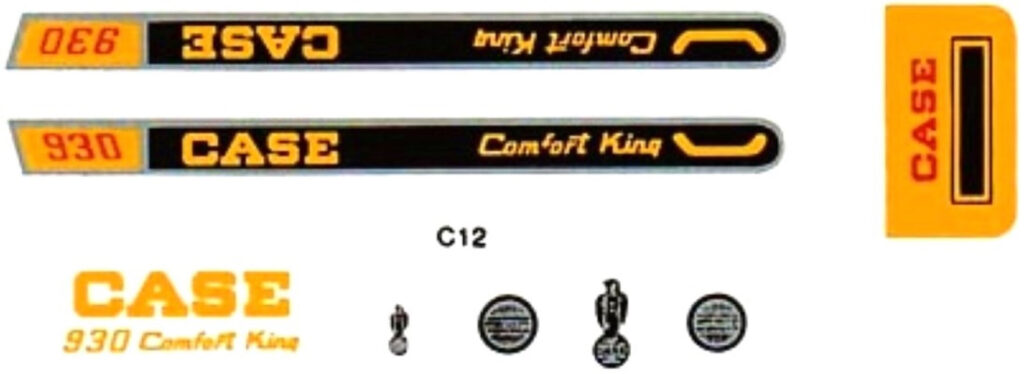 Decal 1/16 Case 930 Set (Ertl version) - DC12 - Midwest Decals & Farm Toys