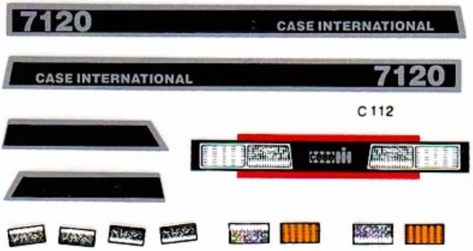 Decal 1/16 Case IH 7120 Set (early version) - DC112 - Midwest Decals ...