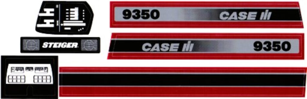 Decal 1/16 Case IH 9350 4WD Set - DC197 - Midwest Decals & Farm Toys